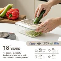 China Multi-functional Grater With Glass Container For Amazon & DTC E-commerce Sellers for sale