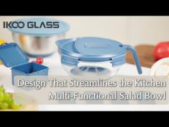 Design That Streamlines the Kitchen丨Multi-Functional Salad Bowl