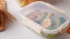BPA Free Reusable Glass Food Storage Containers with Lids for Kitchen Organization