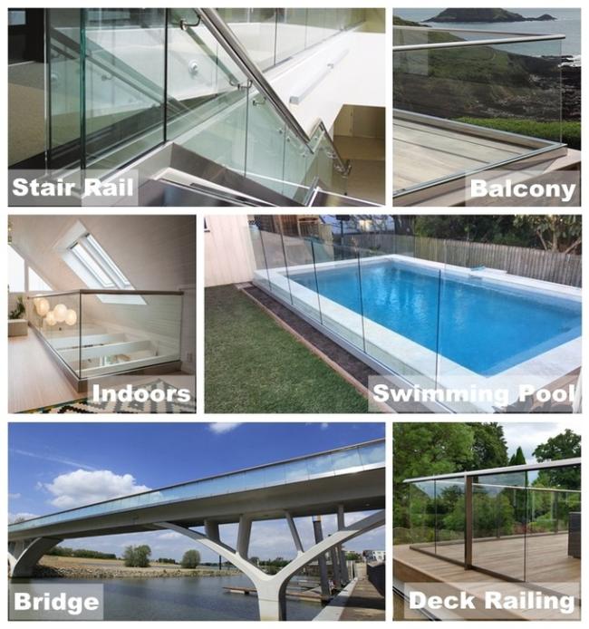 Tempered Glass Panels Swimming Pool Fence Showerdoos Padel Court Balustrade Interdict Safe Swimming Pool Tempered Glass 2