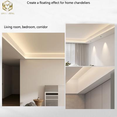 Cina Profil di strisce di alluminio a led in cartongesso 30 45 ° angolo in vendita