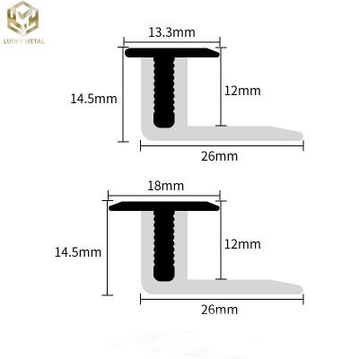 China OEM Floor System Aluprofile Aluminum Angle Profiles Trim for sale