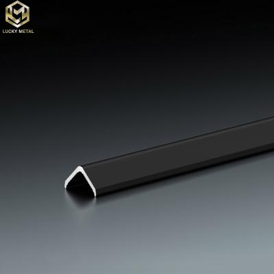 Cina Sezione L Profili di taglio di bordo in alluminio angolo destro per angolo esterno 10 mm in vendita