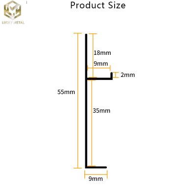 Cina Shadowline Aluminium Skirting Profile Board per l'interior design in vendita