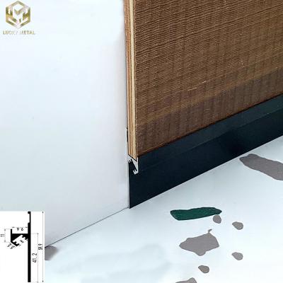 China Op maat gemaakte LED Aluminium Skirting Profile Board 60mm Te koop