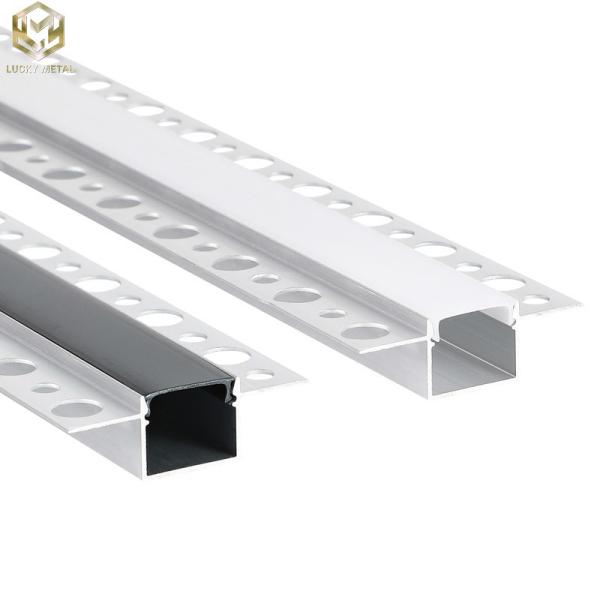 Quality 20mm Mounted Aluminium Led Strip Profile Channel For Indoor Lighting for sale