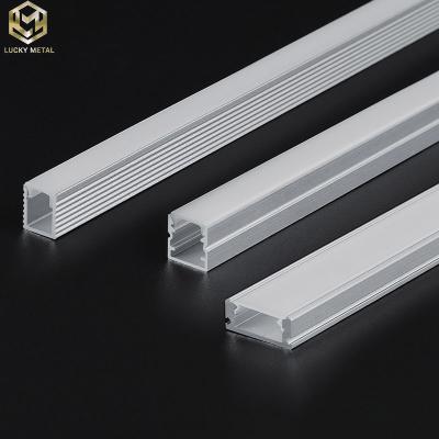Cina 12 mm di alluminio LED Strip Profile Canale per l'illuminazione Soffit in vendita