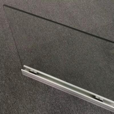 China Side Mounted Aluminium Framed Glass Balustrade For Balcony for sale