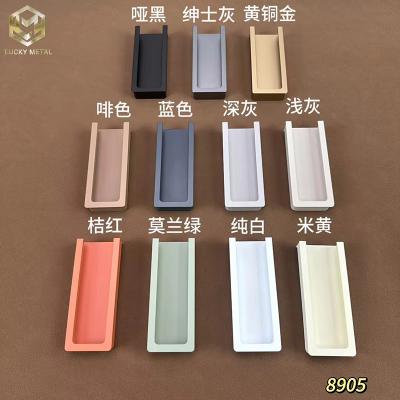Cina Manicotti per armadi di alluminio a presa strutturata Finitura a prova di corrosione in vendita