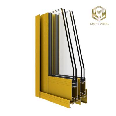 中国 Window Profile Aluminum 6063 Aluminum Profiles For Window Powder Coating Custom Aluminum Profile 販売のため