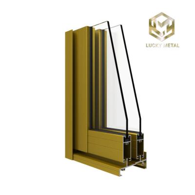 中国 6063-T5 Casement Windows And Doors Aluminium Profile 販売のため