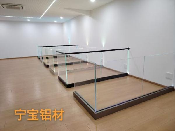 Quality U Channel Aluminium Framed Glass Balustrade For Balcony for sale