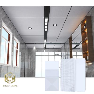 China Full Set 600*600 Fireproof Aluminum Alloy Ceiling Tiles Perforated Ceilings for Office Basement Apartment for Engineering for sale
