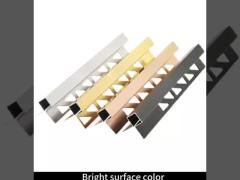 Rechthoekige L-vormige aluminium wandbescherming en decoratieve randprofielen