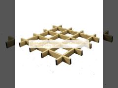 Wholesale Roof Decoration Beam Baffle Aluminum TU-Shaped Ceiling for Office