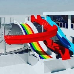 Cina Acquascivolo del cortile della vetroresina di Aqua Park Water Playground Equipment in vendita