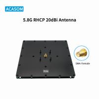 China 20dBi Gain Panel Long Range Drone Antenna For High Power Amplifier Booster for sale