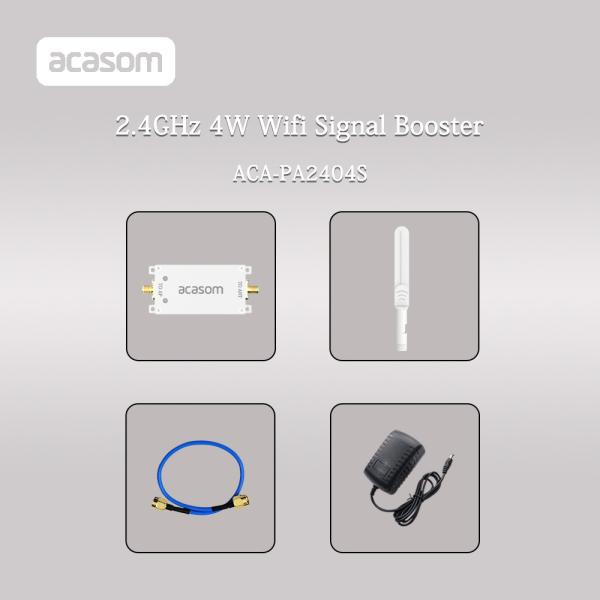Quality 6-18V Voltage 2.4 Ghz Wifi Signal Booster For Drones 4W Power 2400-2500MHz for sale