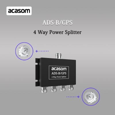 China 4 Way Power Splitter For ADS-B And GPS Signals 800-2150MHz N Female Connector Low Insertion for sale