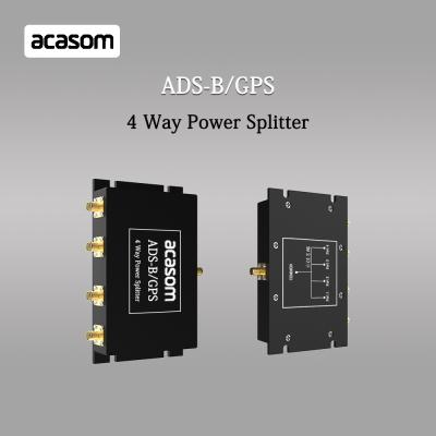 China 4 Way Power Splitter For ADS-B And GPS Signals 800-2150MHz N Female Connector Low Insertion for sale