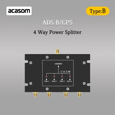 China 4 Way Power Splitter For ADS-B And GPS Signals 800-2150MHz N Female Connector Low Insertion for sale