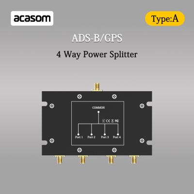 China 4 Way Power Splitter For ADS-B And GPS Signals 800-2150MHz N Female Connector Low Insertion for sale