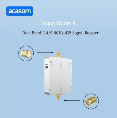China 4W 36dBm Dual Band Drone Amplifier 2.4 5.8 GHz RX And TX Dual Channel Frequency for sale