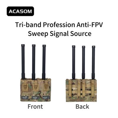 China 2350MHz-2550MHz 50 Watt Portable Drone Jammer RF High Power Signal Source for sale