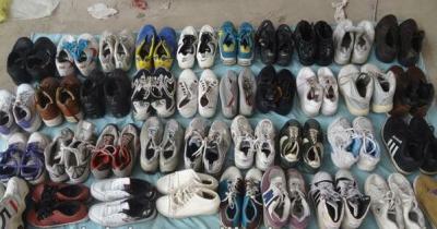 China Second hand shoes export to Africa Market for sale