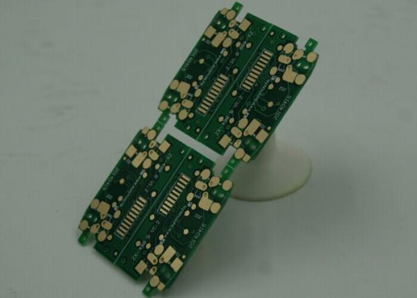 Διπλό στρώμα διπλής όψης PCB με 1-6oz βαρύτητα χαλκού και 0,075mm Min Hole Dia