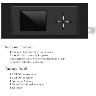 China Audio video cofdm nlos wireless long range transmitter for sale