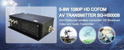 China Military COFDM transmitter 1080i full hd digital video downlink for UAV for sale
