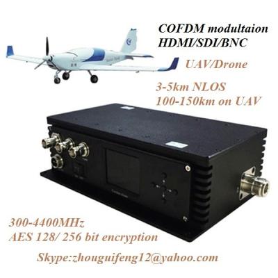 China Portable Wireless HDMI or HD SDI Cofdm Video Transmitter and Receiver for UAV Security for sale