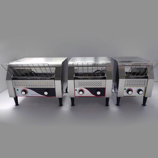 Electric Conveyor Bread Slice Toaster for Bakery