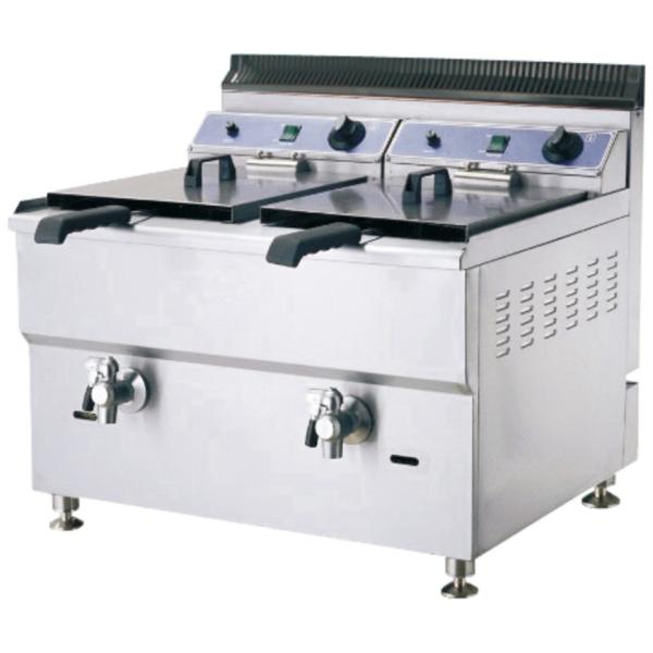 Quality Counter Top Gas Deep Fryer with Stainless Steel Body Commercial Deep Fryer for sale