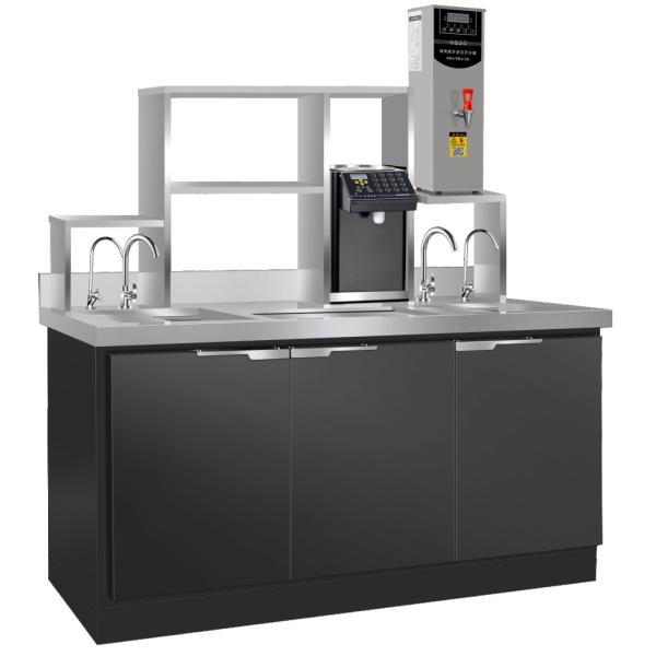 Quality Boba Tea Equipment Black Titanium Bar Combination Bubble Milk Tea Machine for sale
