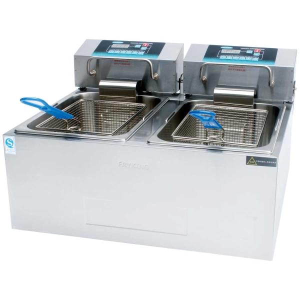 Quality Stainless Steel Commercial Counter Top Fryer Restaurant Electric Fryer Large for sale