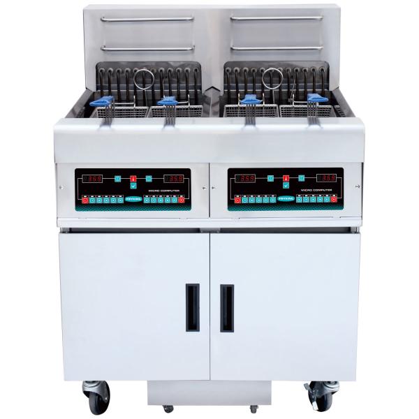 Quality Electric & Gas Commercial Deep Fryer Automatical Open Computer Control Panel for sale