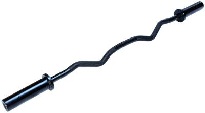 China la barra olímpica del rizo, cinc negro cubrió las barras olímpicas del barbell, barbell olímpico del cinc negro en venta