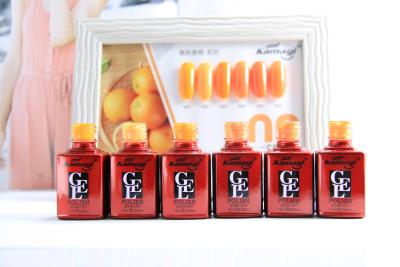 Cina 6 gel inodoro di colore di colore 12ml dell'arancia polacco in vendita