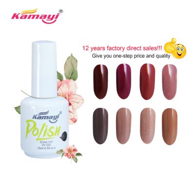 中国 Kamayiの試供品の釘OEMによっては紫外線をよじ登る明るいネオン色の釘をゼリー状になるポーランドの紫外線マニキュアのゲルが提供した 販売のため