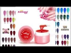 gel UV di colore rosso del salone del gel 8ml polacco