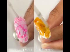 La resina naturale si inzuppa facilmente fuori dall'inchiostro di marmo di fioritura di colori dei chiodi 12 del gel