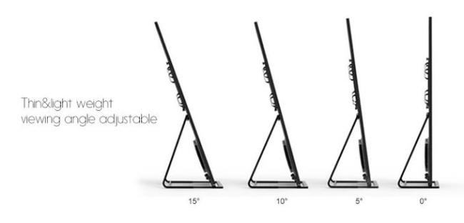 P1.9 Ultra High-Resolution Customizable Advertising LED Display , Indoor Shop Window LED Mirror LED Poster