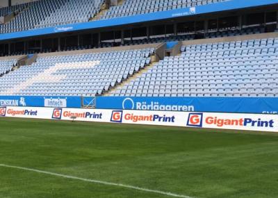 China High Definition P10  Football Ground Advertising Boards With Greatwall Power Supply for sale