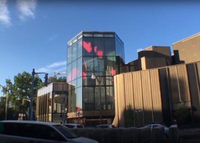 Cina Esposizione della facciata di SMD3535 P16 LED, risparmio energetico principale di alta risoluzione del setaccio a maglie in vendita