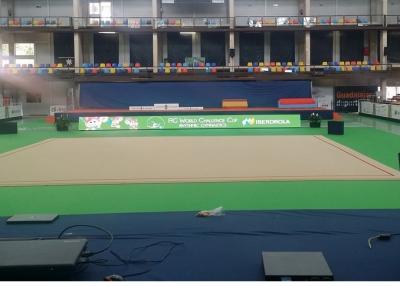 Cina il perimetro di sport dell'interno di 3840Hz P6 ha condotto il quadro comandi per il gioco di pallavolo di pallacanestro in vendita