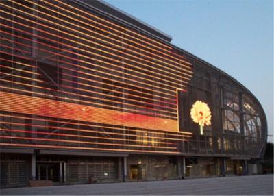 Cina Tenda principale molle di 2R2G2B 33mm video, schermo della striscia della IMMERSIONE LED della trasparenza di 70% in vendita