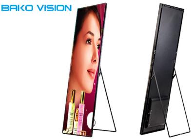 China High Brightness  Indoor LED Poster Windows Advertising Player Super HD 1.9mm for sale