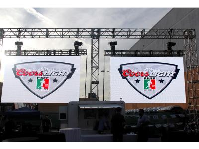 Cina Luminosità all'aperto di alta risoluzione dei pidocchi di colore pieno P4.81mm 6000 dell'esposizione di LED dell'affitto in vendita